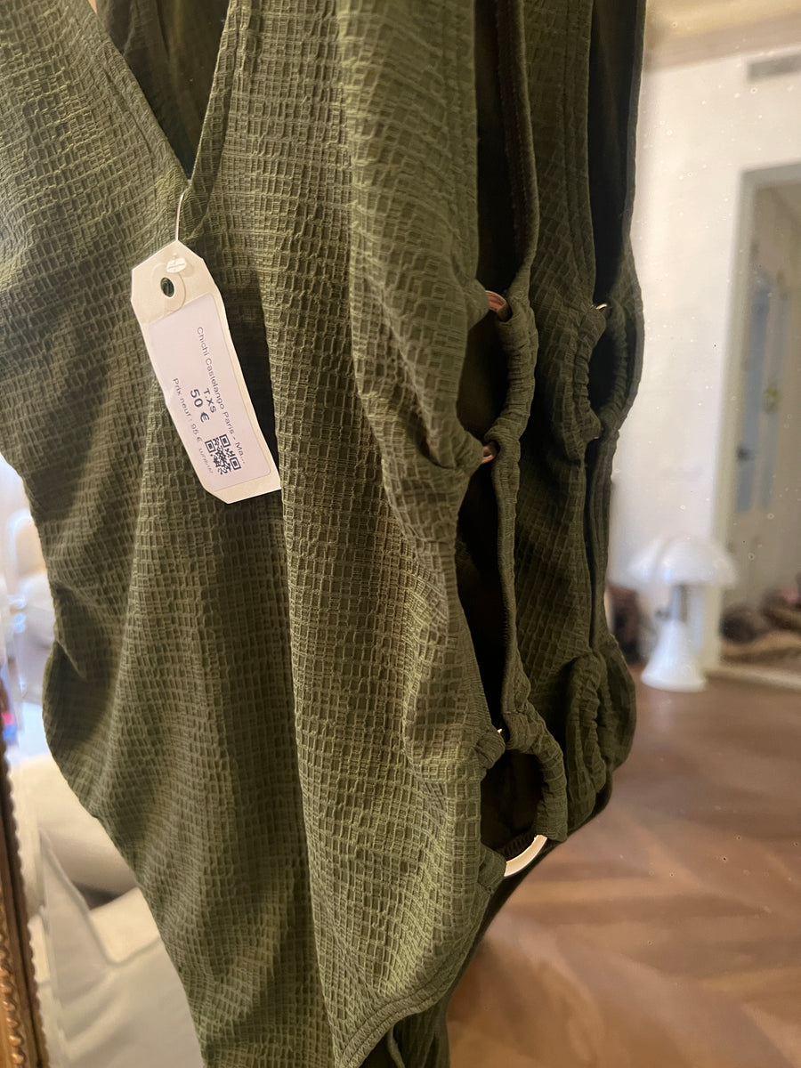 Lucie Gabossi - Chichi Castelango Paris Maillot de bain une pièce kaki ...